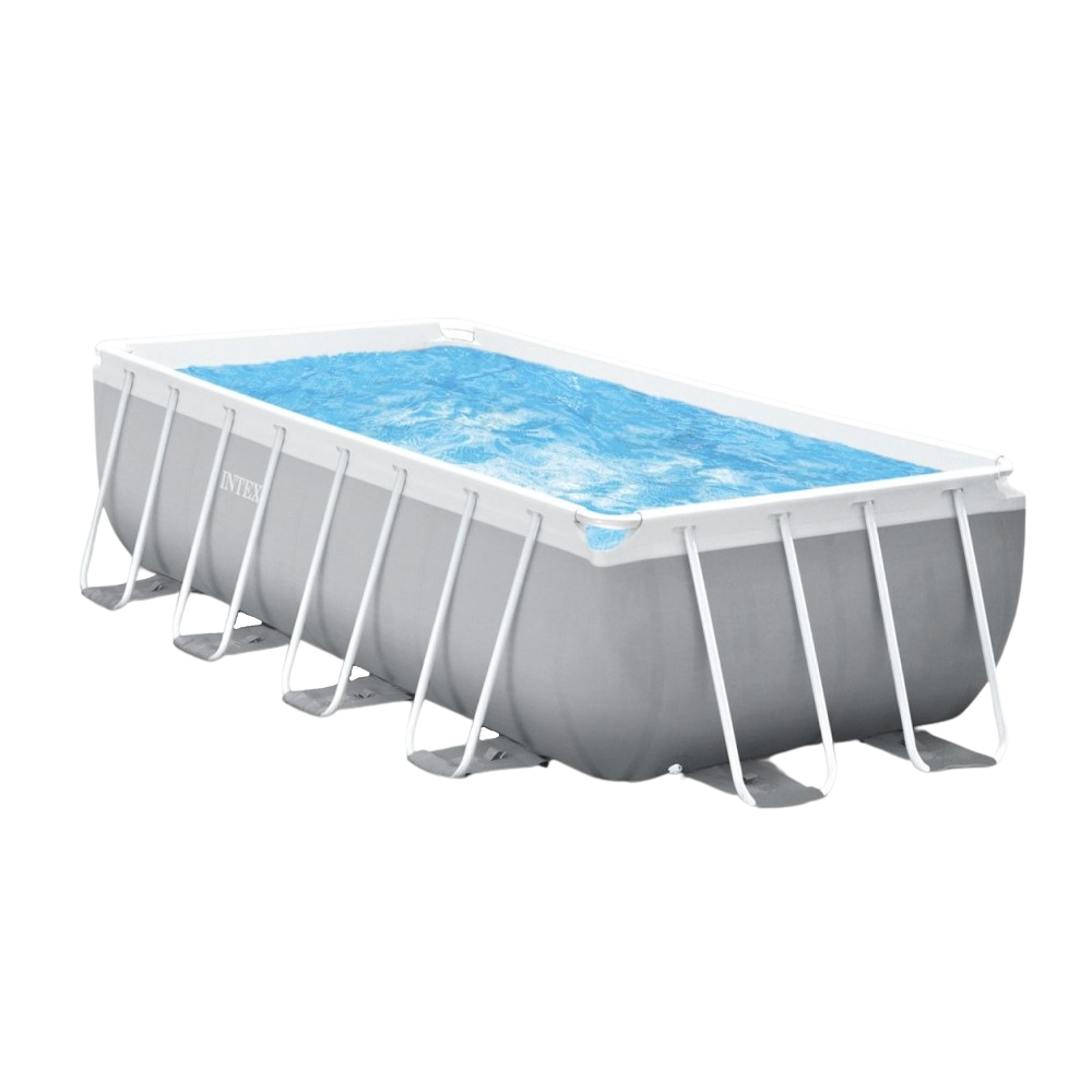 Intex 26792 Prism Frame Above Ground Swimming Pool (488x244x107cm ...